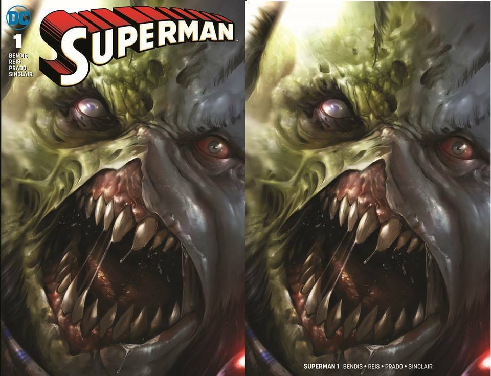 SUPERMAN #1 FRANCESCO MATTINA ROGOL ZAAR FULL/MINIMAL TRADE VARIANT SET ...